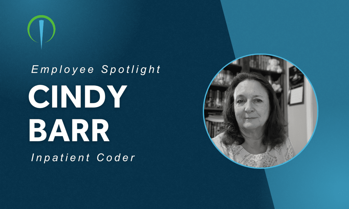 Employee Spotlight: Cindy Barr, Inpatient Coder | OnPoint Healthcare Solutions
